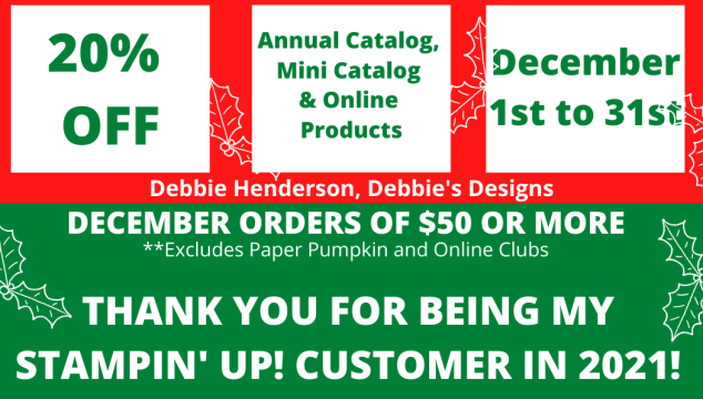 Demo Design Dream Team Project for December - Debbie Henderson, Stampin ...