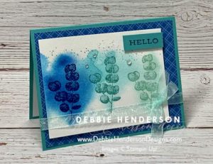 Wet Stamping Technique - Debbie Henderson, Stampin' Up! Demonstrator