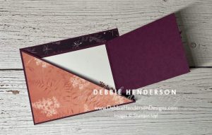 Diagonal Triangle Tri Fold Joy Card - Debbie Henderson, Stampin' Up ...