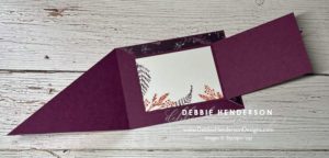 Diagonal Triangle Tri Fold Joy Card - Debbie Henderson, Stampin' Up ...