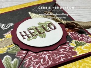 Triangle Tri-Fold Card Fold - Debbie Henderson, Stampin' Up! Demonstrator