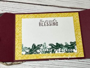 Triangle Tri-Fold Card Fold - Debbie Henderson, Stampin' Up! Demonstrator