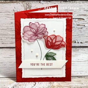 A Sneak Peek Translucent Florals Stamp Set Coming Soon - Debbie ...