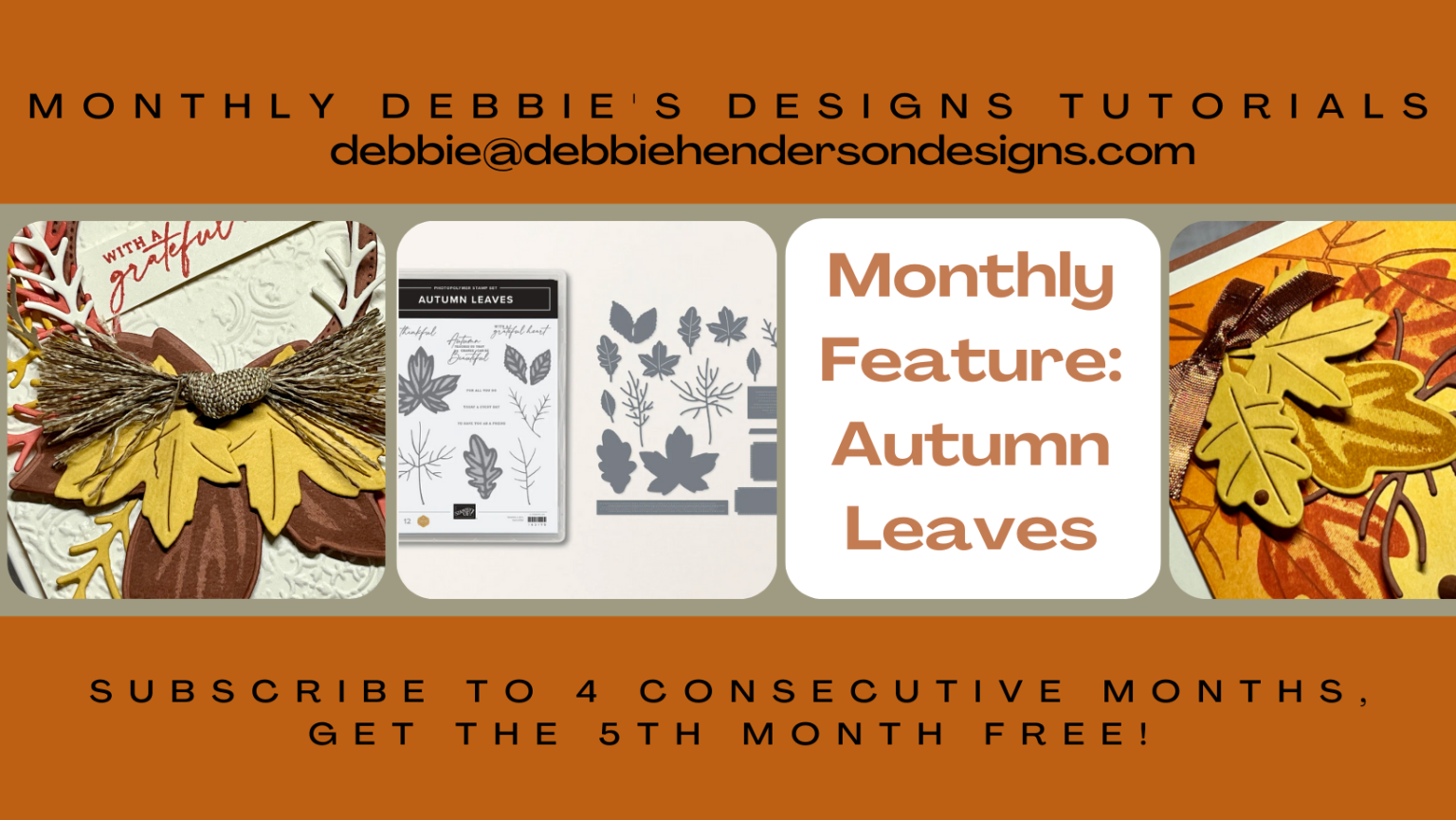 Debbie's Designs Monthly Tutorials for October 2023 - Debbie Henderson ...